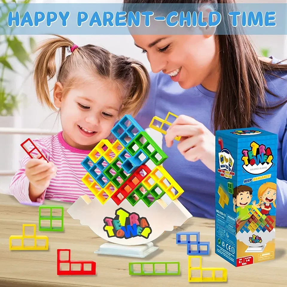Kids Building Blocks Tower