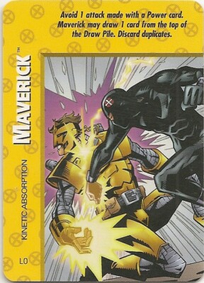 Marvel OVERPOWER X-Men Maverick Kinetic Absorption special | eBay