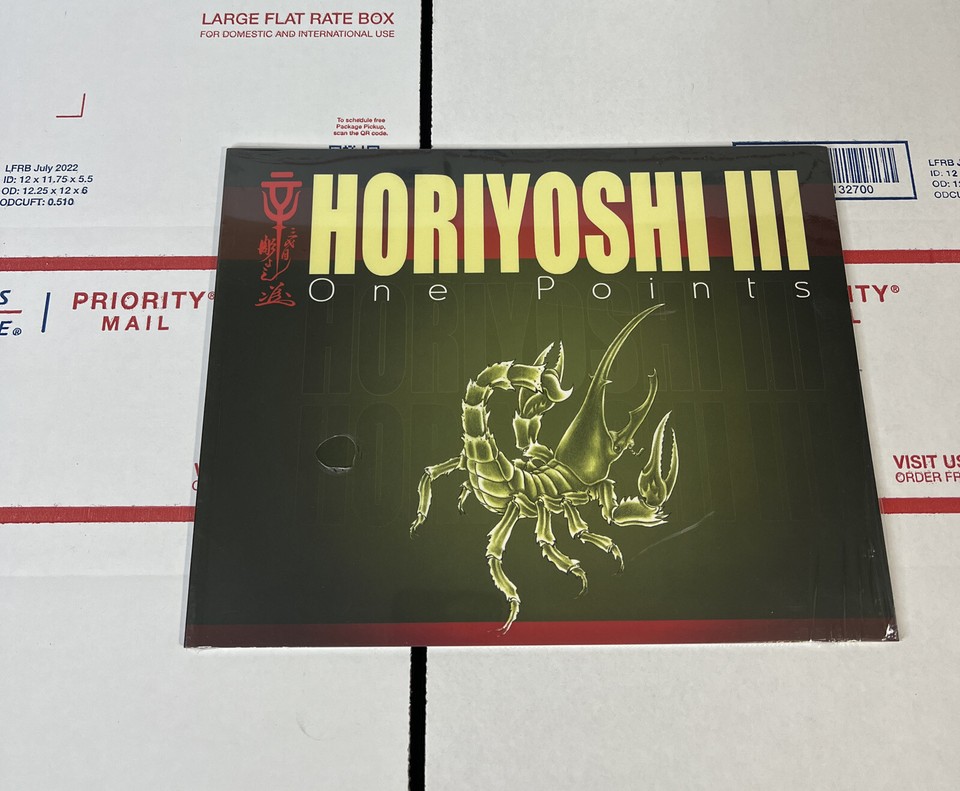 Horiyoshi III 3 One Points Tattoo Art Book State of Grace - NEW - NEXT ...