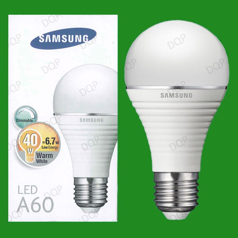 6.7W Samsung GLS Dimmable Ultra Low Energy LED Light Bulbs, ES E27 ...