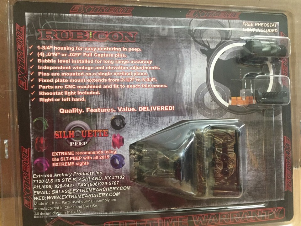 New Extreme Archery EXR Sniper 1900 or Rubicon Bow Sight you choose | eBay