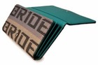 Bride Racing Women's Ladies Wallet Clutch Trifold Fabric Leather Teal ...