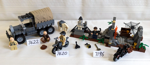 LEGO INDIANA JONES Lot of 3 sets: 7196, 7622, 7620 (076) 673419114097 ...