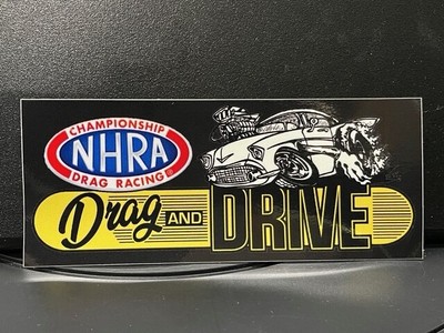 VRHTF "NHRA SUPER COOL "DRAG AND DRIVE" 3.5"X 6" STICKER | eBay
