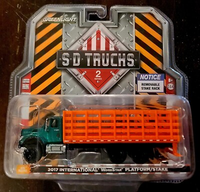 Greenlight SD Trucks S2 2017 International WorkStar Platform/Stake ...
