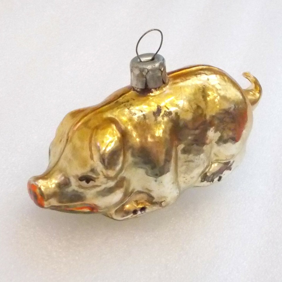 Rare Vintage USSR Glass Russian Christmas Ornament Xmas Tree Decoration ...
