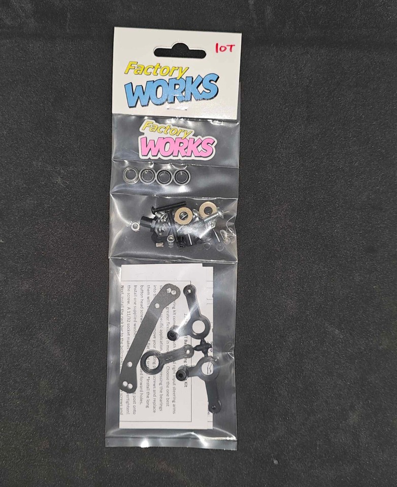 Factory Works Vintage A&L Ball Bearing Steering-FOR RC10 RC10DS RC10T2 ...