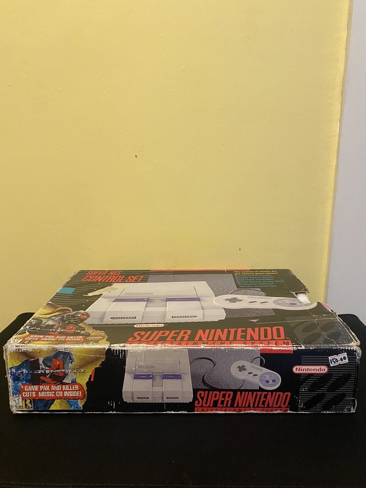 Super Nintendo SNES Control Set System w/ Box & Super Game Boy - READ ...