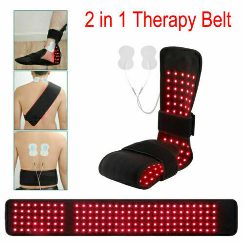 660nm&880nm Infrared Red Light Therapy Leg Arm Foot Wrap Pad for Pain ...
