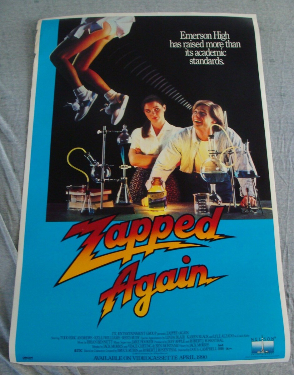 Zapped Again Zapped Again! Straight To Video Sticker | TeePublic