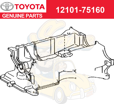 1210175160 OLIO ORIGINALE TOYOTA PAN SUB-ASSY 12101-75160 | eBay