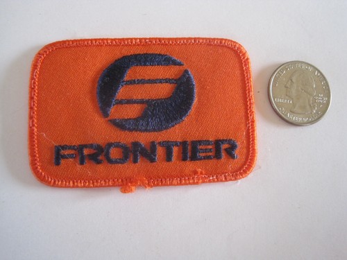 Frontier Airlines Patch Orange w/ Blue 3" x 2" | eBay