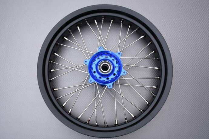 Blue Supermoto Spoked Rim / Front Wheel YAMAHA YZ 250 YZ250 1999-2024 3 ...