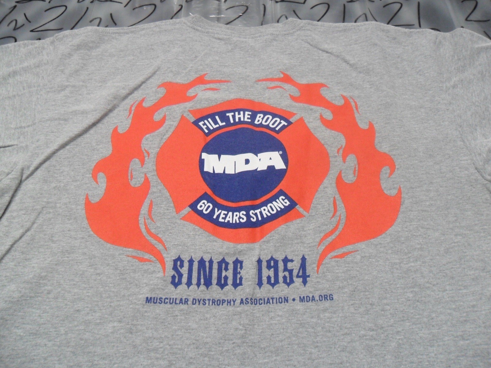 Large Firefighters, MDA Fill The Boot Since 1954 Sh… - Gem