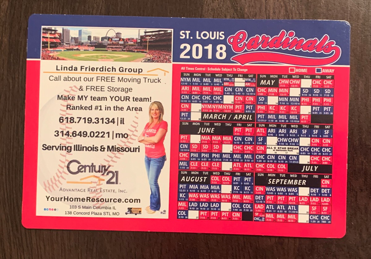 Printable Stl Cardinals Schedule - Free Printable Schedules