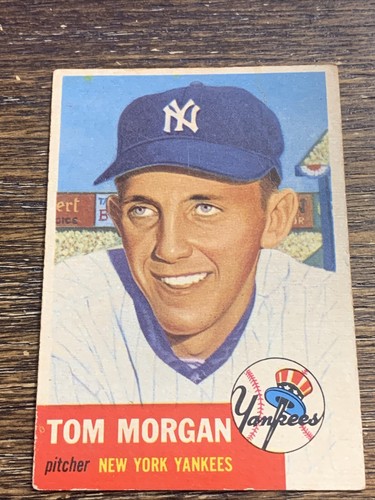 1953 TOPPS TOM MORGAN #132 NY YANKEES VG-EX OR BETTER | eBay