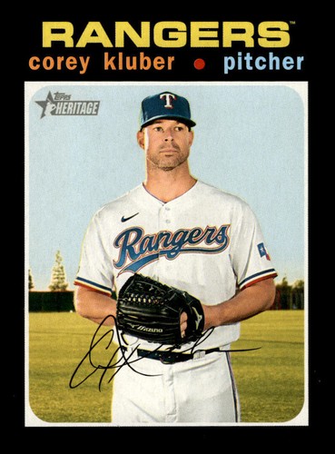 2020 Topps Heritage Corey Kluber #508 Texas Rangers | eBay