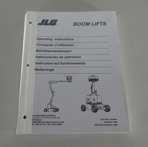 Istruzioni D'Uso / Proprietario´S Manuale Jlg Piattaforma 30HA - 60HA ...