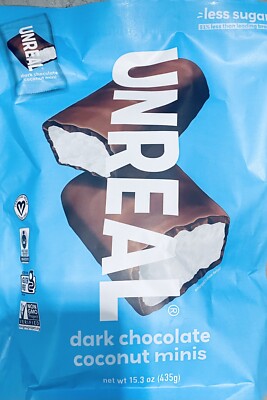 Unreal Dark Chocolate Coconut Mini Bars 15.3 oz ~ 29 Candy bars | eBay