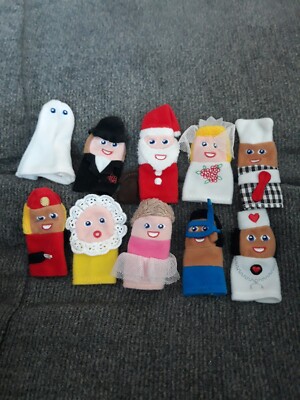 IKEA TITTA FOLK Children's Finger Puppets -Full set of 10 Bride Groom ...