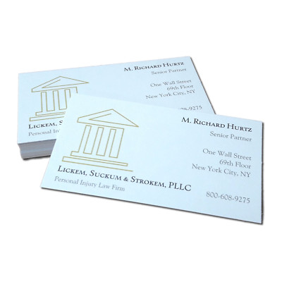 (Qty. 25) Funny Prank Joke Fake Business Card, Personal Injury Law Firm ...