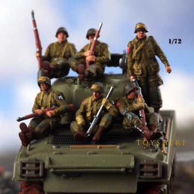 1/72 TANK force 1:72 WW2 Germany russia USA Soldiers military toy ...