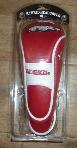 NCAA Arkansas Razorbacks Hybrid Golf Headcover Stretch Fit & secures on ...