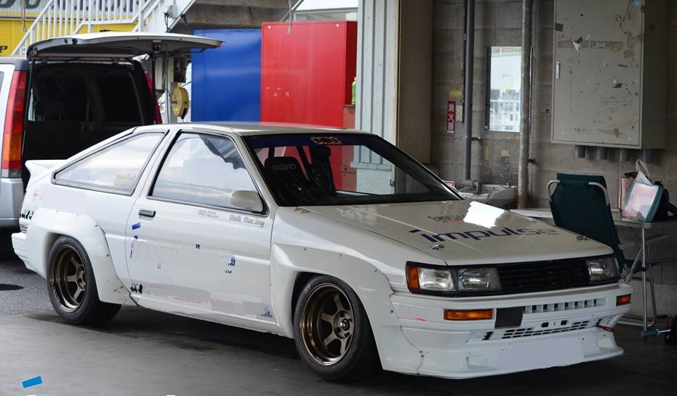 JDM N2 style Fender Flares arch over kit fit Corolla AE86 hachiroku ...