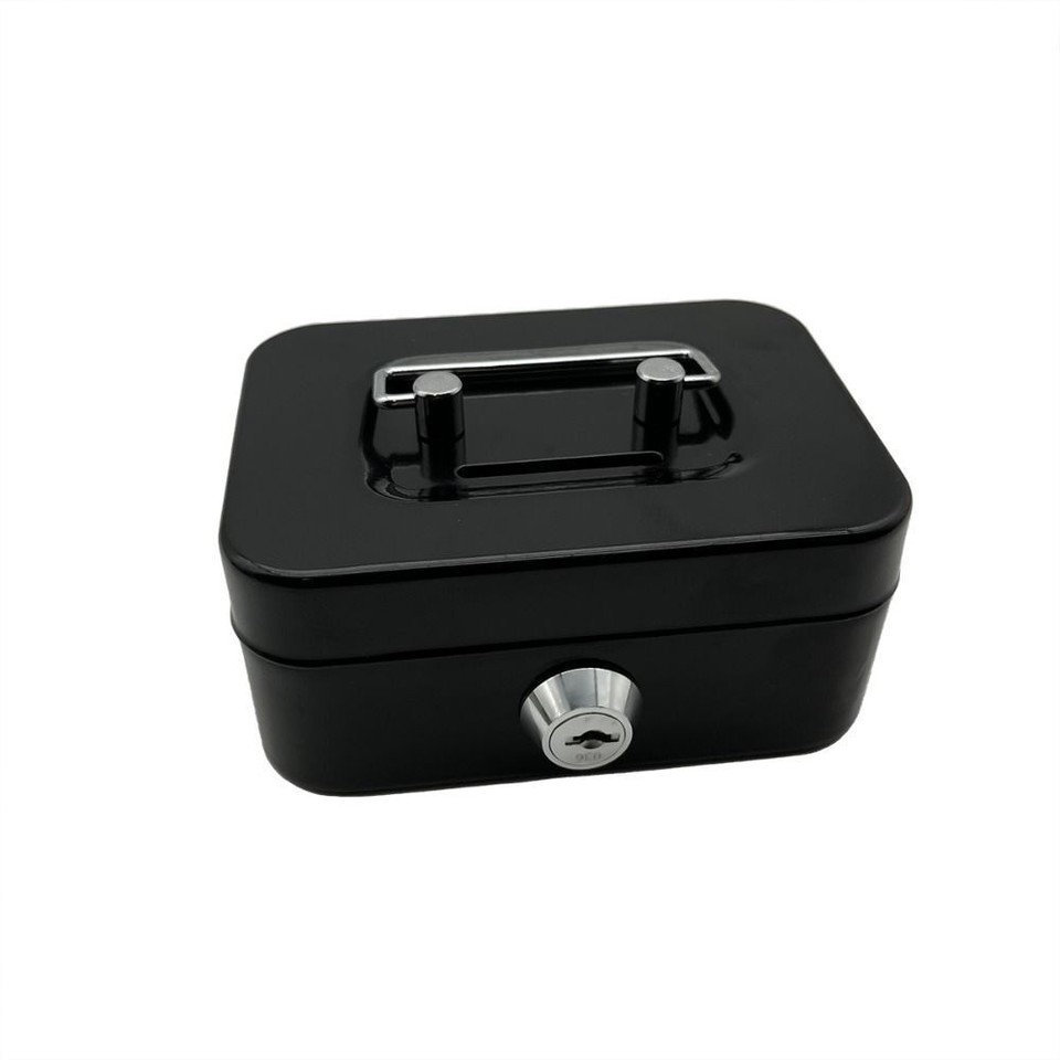 Lockable Money Box Metal Coin Saving Box Durable Cash Box | eBay