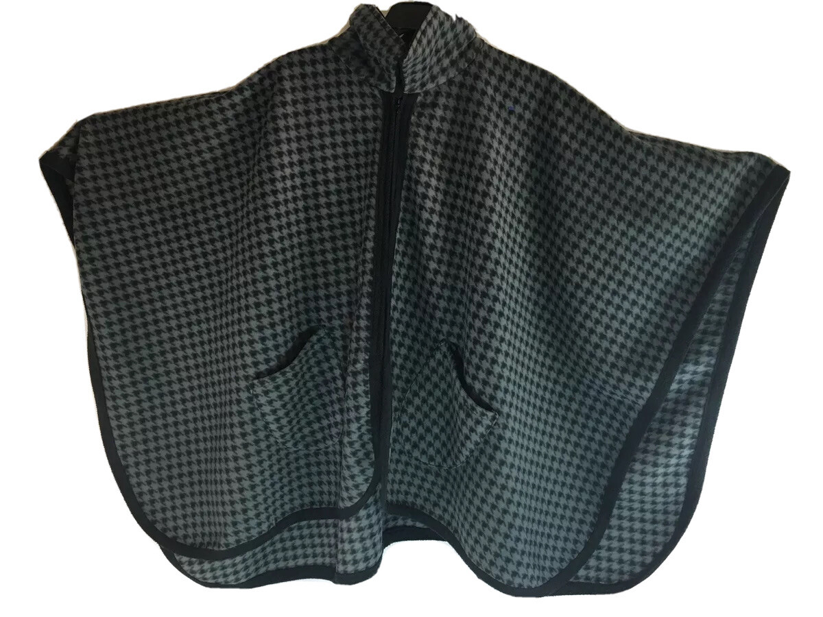 Le Moda Women’s Cape Shawl Style Jacket Sweater Gray … - Gem