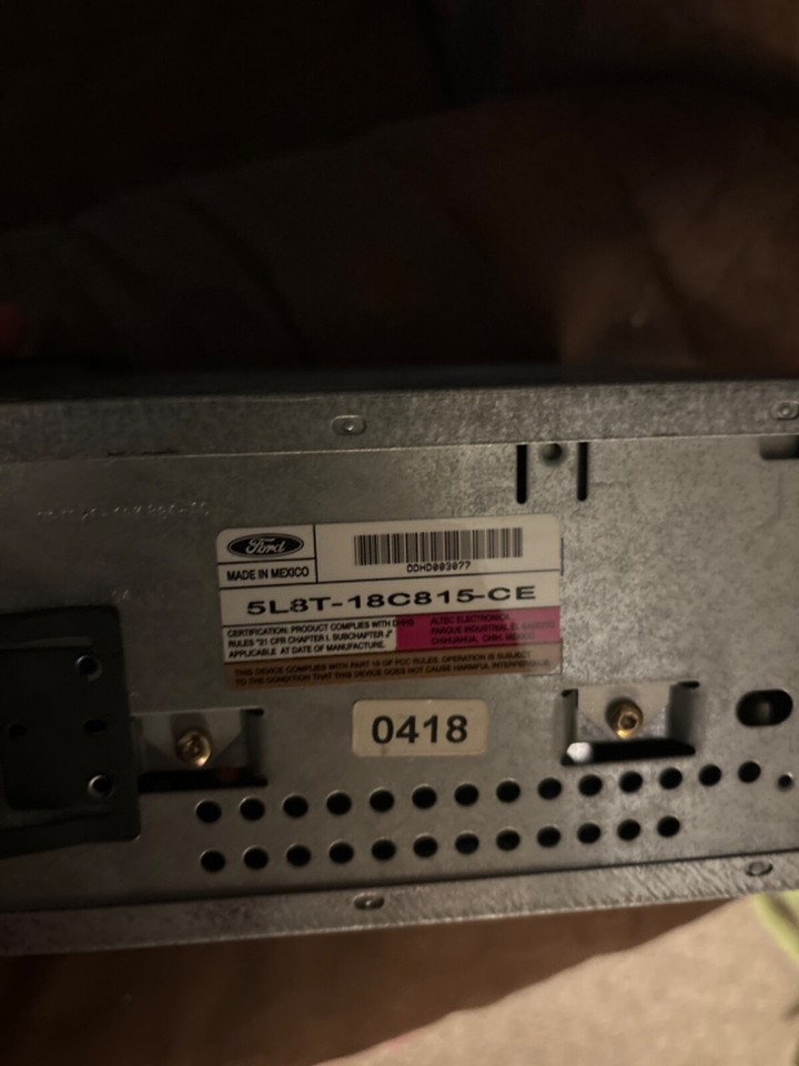 OEM FORD MERCURY MACH 300 AUDIOPHILE SAT RADIO 6 CD CHANGER STEREO ...