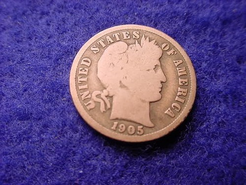1905-MICRO "O" BARBER DIME GREAT VARIETY COIN!! #105 | eBay