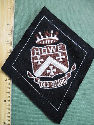 vintage shoulder Patch HOWE MILITARY ACADEMY Old Guard JROTC ROTC ...