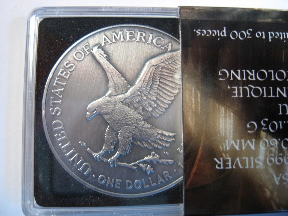 2024 Knights of Honor Defender of the Crown 1 oz Silver Colorized Eagle ...