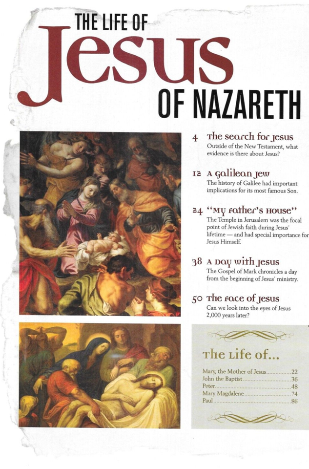 Life Of Jesus Of Nazareth Magazine Historical Journey Of Man And ...