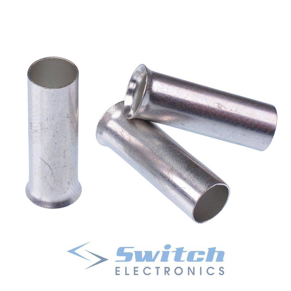 Uninsulated Cord End Bootlace Crimp Cable Ferrule Terminals - 0.5mm² to ...