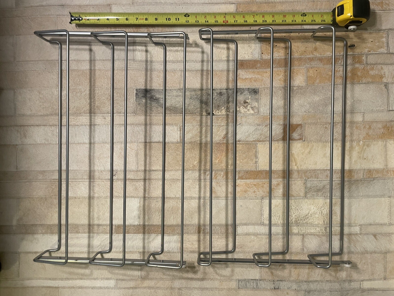 Pair Elfa Gliding Shoe Rack Shoe Shelf Platinum 24 inches | eBay