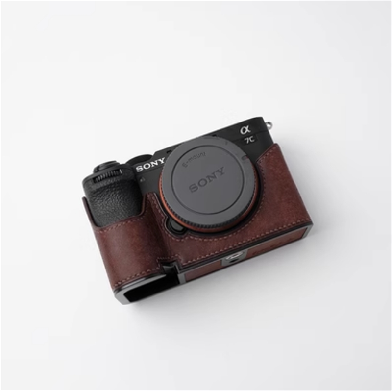 Genuine Leather Half Case For Sony A7C2 A7CR Leather Insert A7CII ...