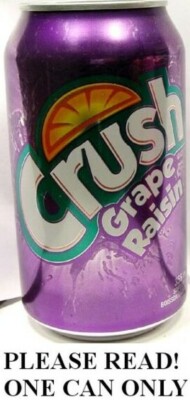Raisin Crush Canada NEW FULL 12oz 355ml Pepsi Canadian Grape 2016 ...