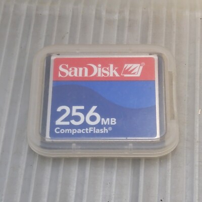 SanDisk 256 MB Compact Flash Card with Case | eBay