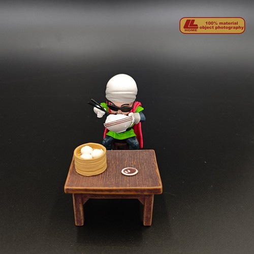 Anime Dragon Ball Z Son gohan eating rice cute happy 1PC Figure Statue ...