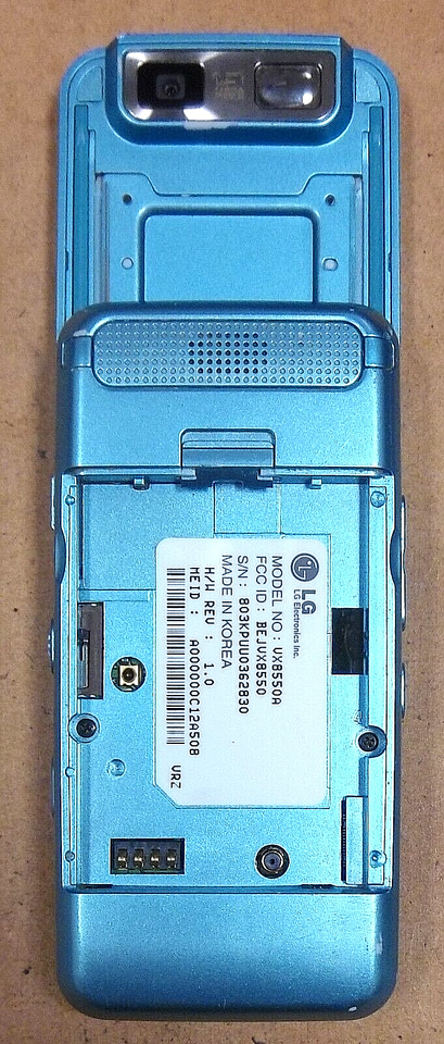 LG Chocolate 2 II VX8550 - Ice Blue ( Verizon ) Rare Cellular Slider ...