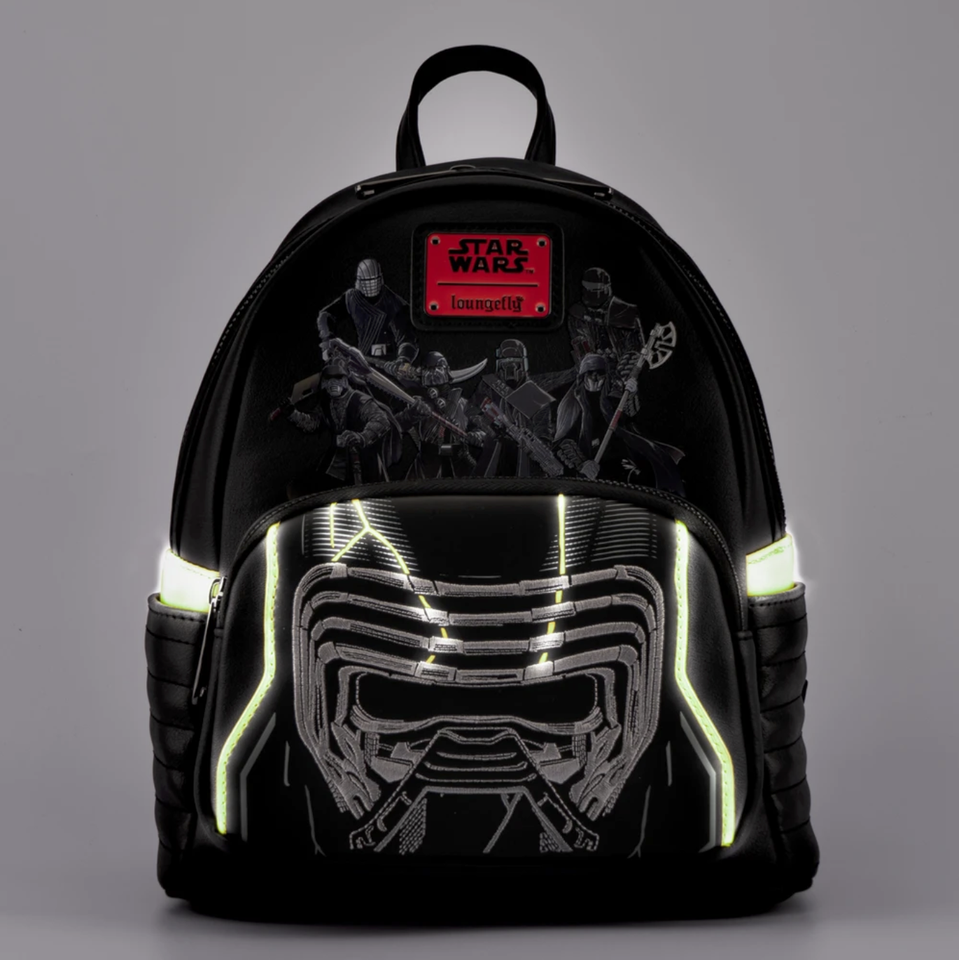 Loungefly Star Wars Kylo Ren Knights Glow Cosplay Mini Backpack LE ...