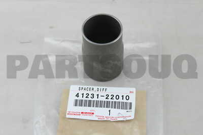 4123122010 Genuine Toyota SPACER, FRONT AXLE DIFFERENTIAL DRIVE PINION ...