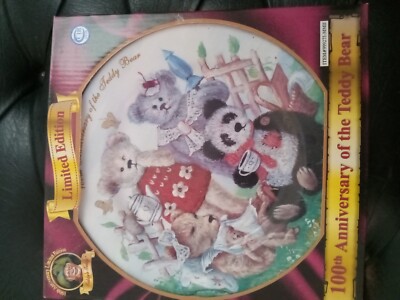 Teddy Bear Plate, Teddy's Teddy, 100th Anniversary, Limited Edition | eBay