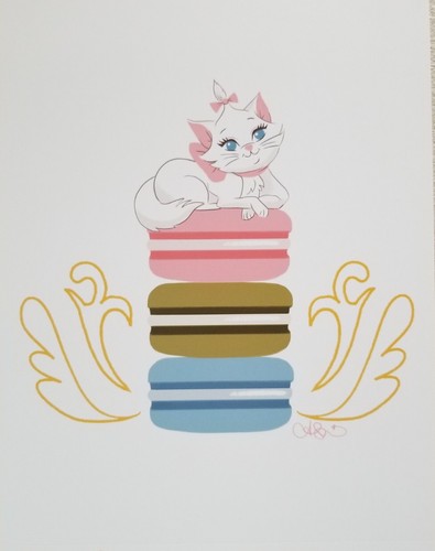 Disney Park 2023 Ann Shen Art The Aristocats Marie 11 x14 Poster Print ...