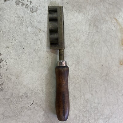 Vintage Golden Supreme BRASS Comb, Wood Handle, Old Brass Comb | eBay