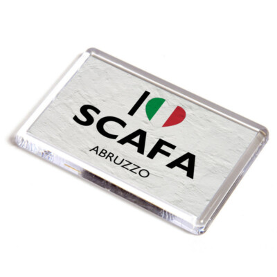 FRIDGE MAGNET - I Love Scafa, Abruzzo - Italy | eBay UK
