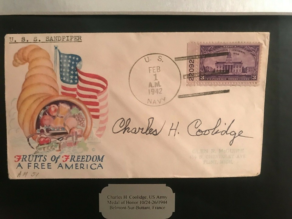 Medal of Honor Last 10 Survivors WWII Signed 1st Day of Issue Stamped ...