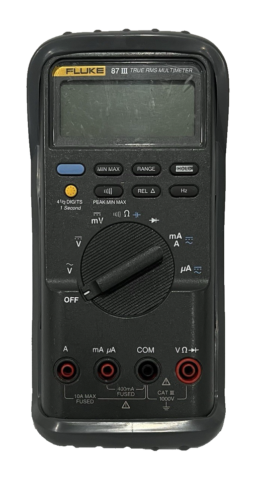 Fluke 87 III True RMS Digital Multimeter (w/ Protective Holster, Free ...